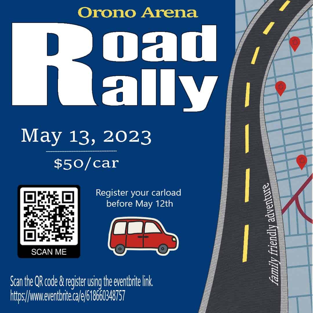 Start the car!!!! The Orono Arena Road Rally is back for 2023! - Orono BIA