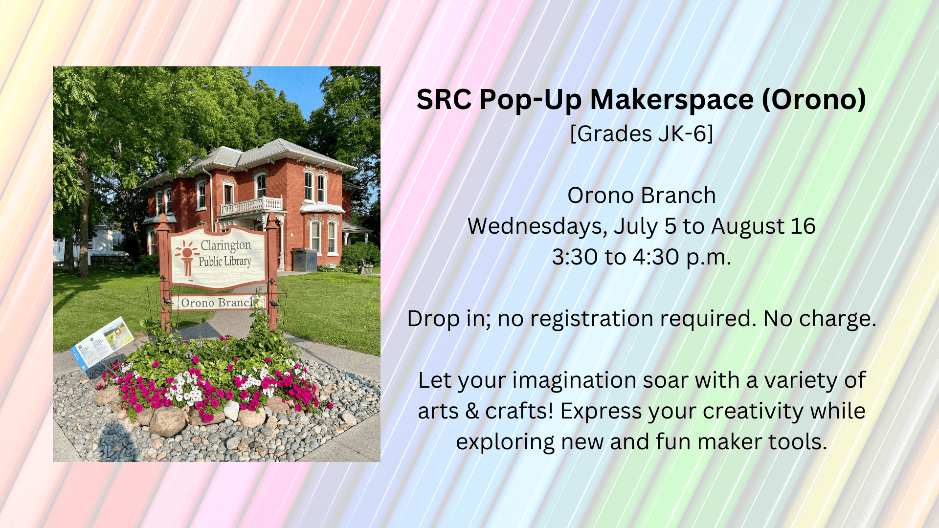 SRC Pop-Up Makerspace at the Orono Library - Orono BIA