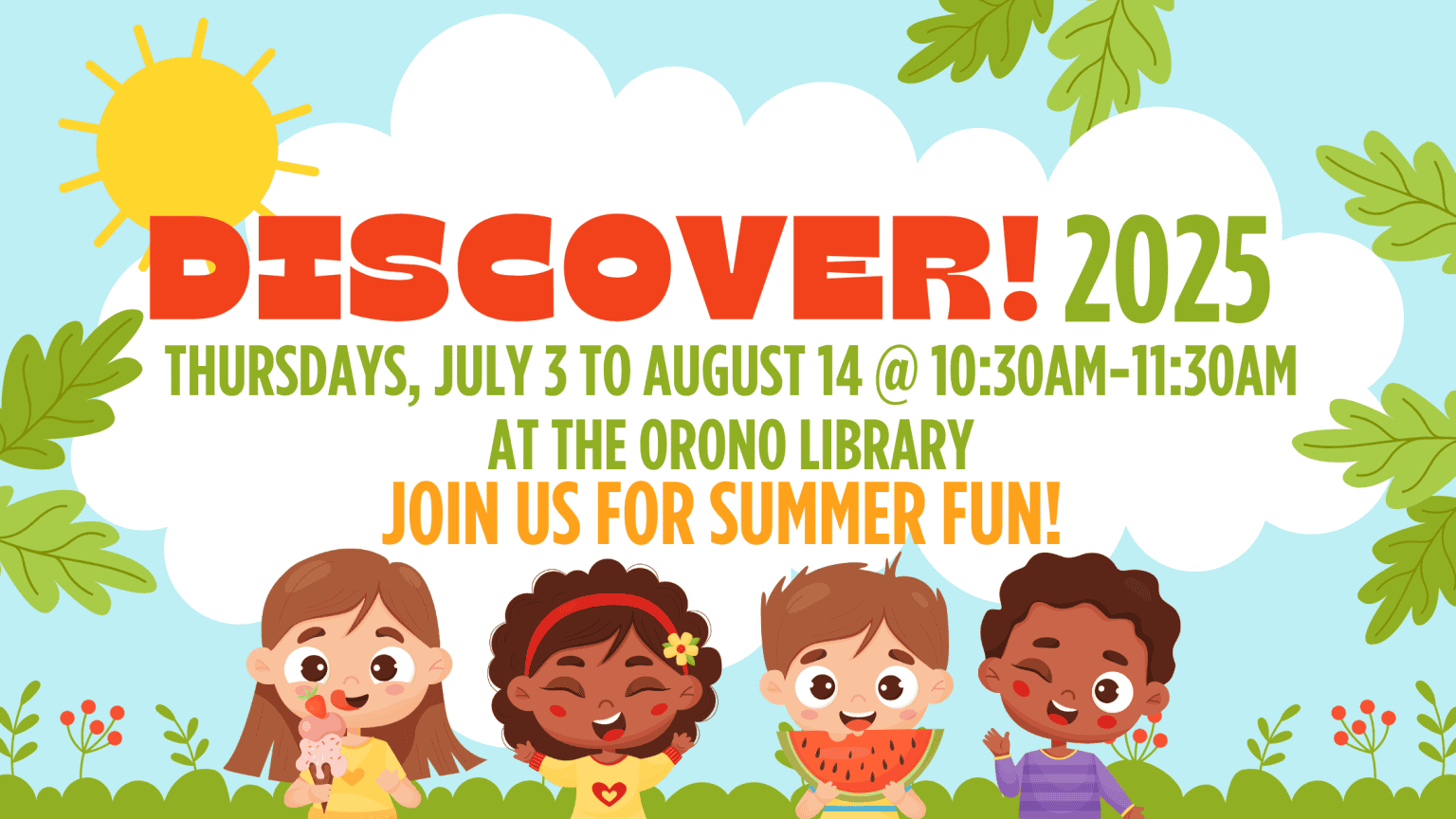 SRC: Discover at the Orono Library - Orono BIA