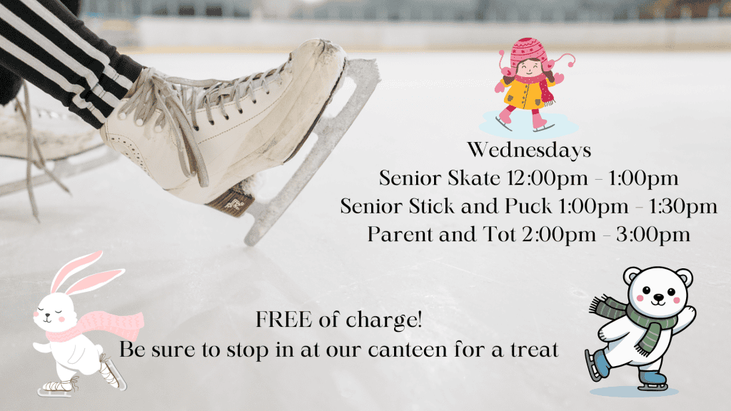 Senior & Parent and Tot Free Skate at Orono Arena - Orono BIA